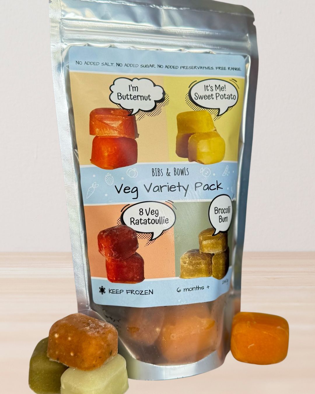 Veg Variety Pack 240g 6m+ – Bibs and Bowls